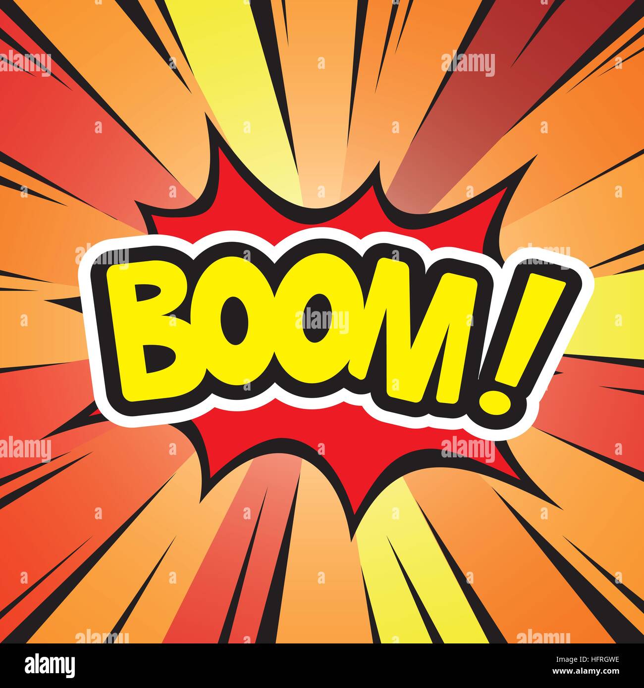 Cartoon comic graphic design for explosion blast dialog box background ...