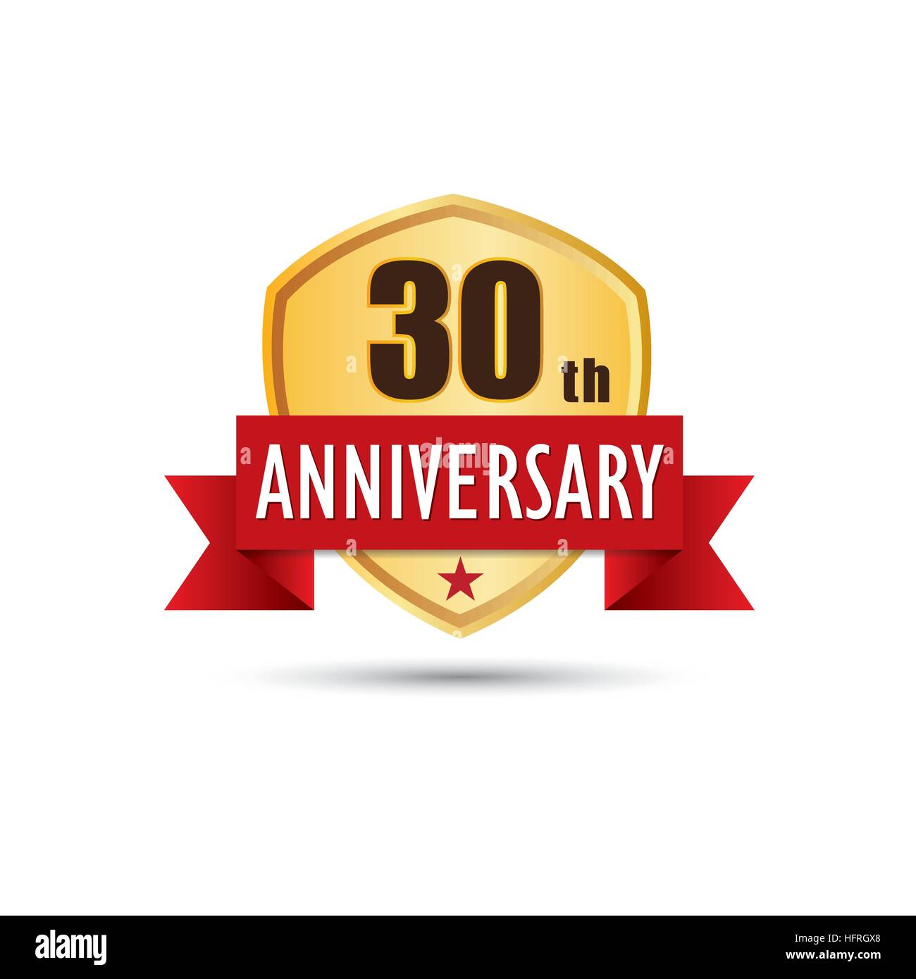 Thirtieth anniversary celebration Stock Vector Images - Alamy