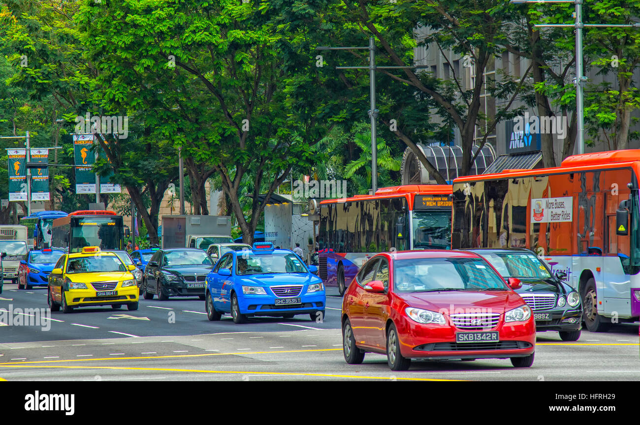 Cityscape traffic on street hi-res stock photography and images - Alamy