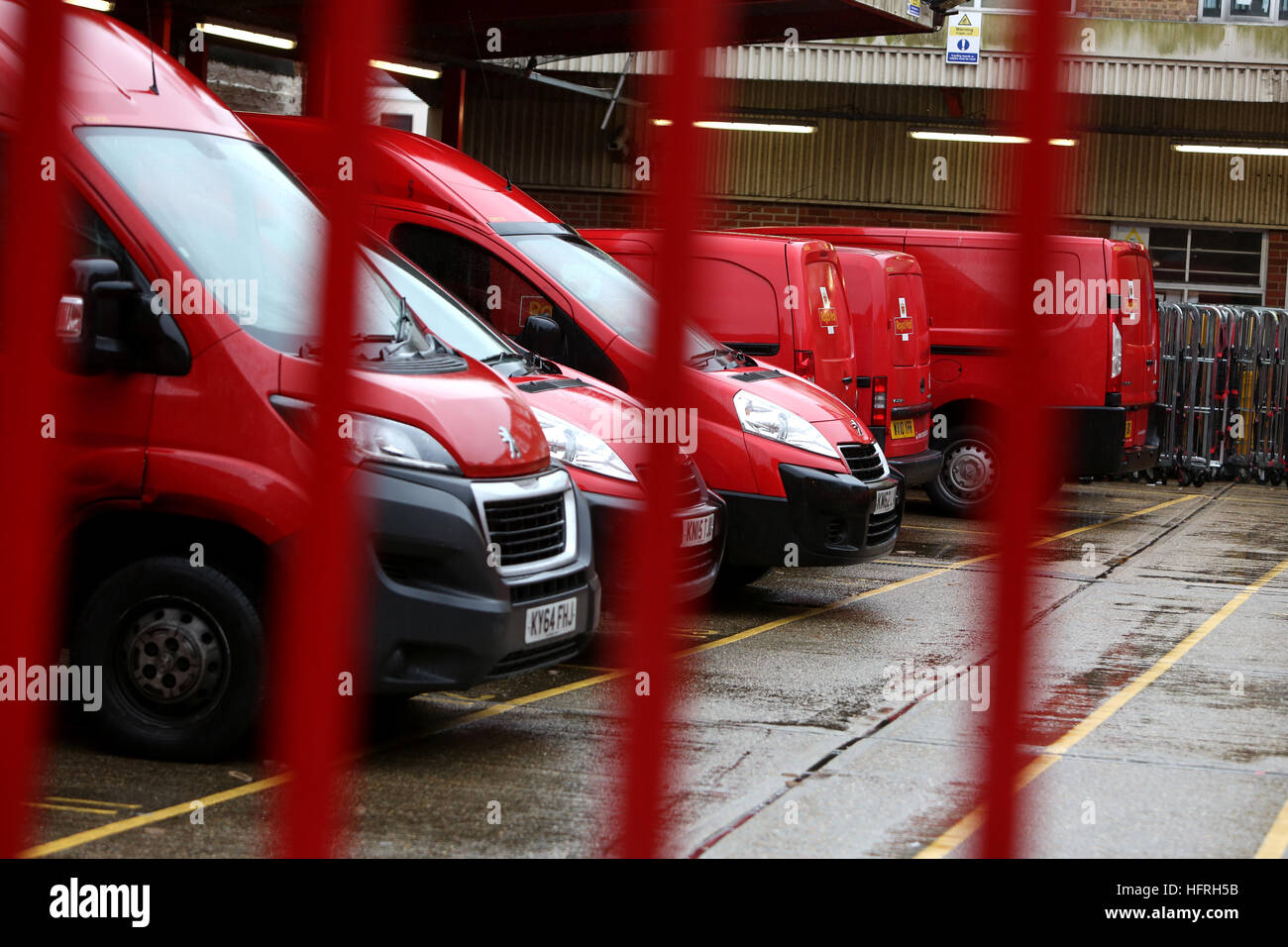 Royal mail trucks hi-res stock photography and images - Alamy