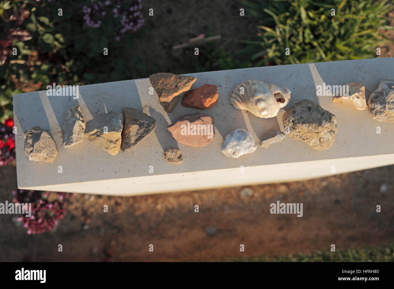 Following Jewish practice, small stones on a headstone, in the ...