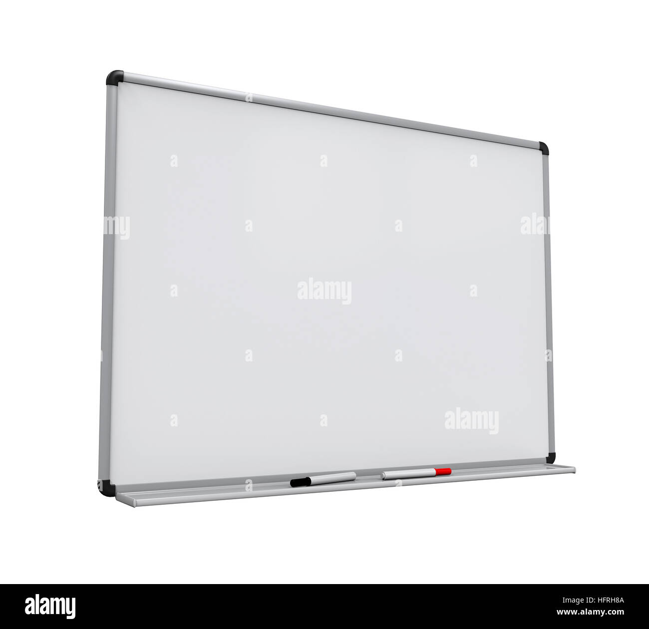 Blank Whiteboard Isolated Stock Photo - Alamy