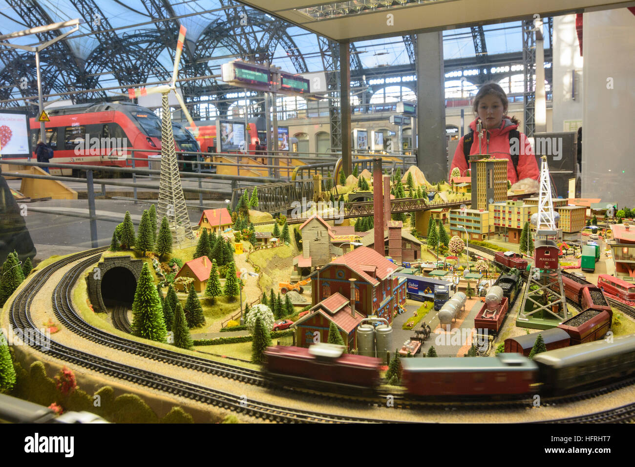 Dresden: Dresden Hauptbahnhof (main station), Modelleisenbahn (model ...