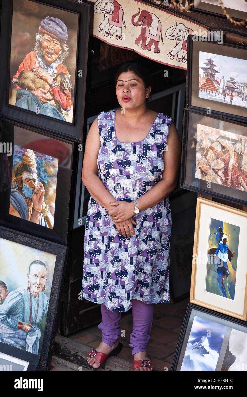 street vendor local village commerce traditional products Stock Photo ...