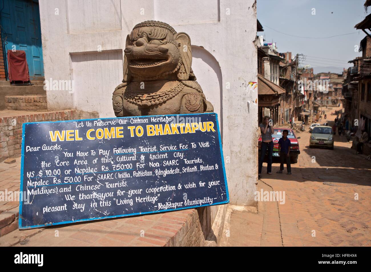 Welcome to nepal hi-res stock photography and images - Alamy