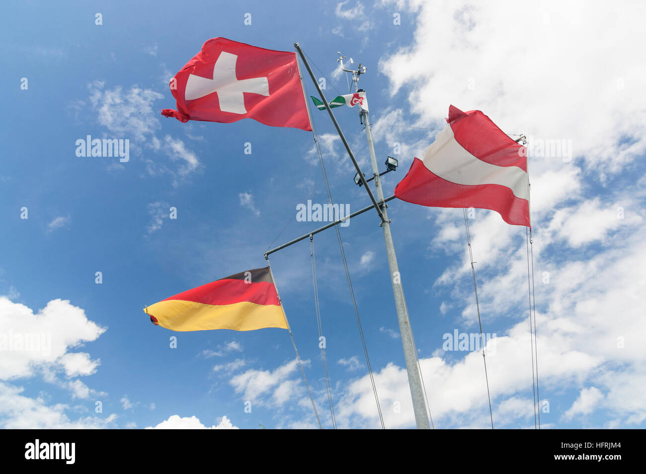 Switzerland germany flags hi-res stock photography and images - Alamy