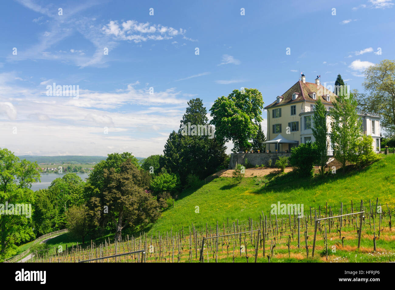 Salenstein: Arenenberg Castle above Lake Constance, , Thurgau ...