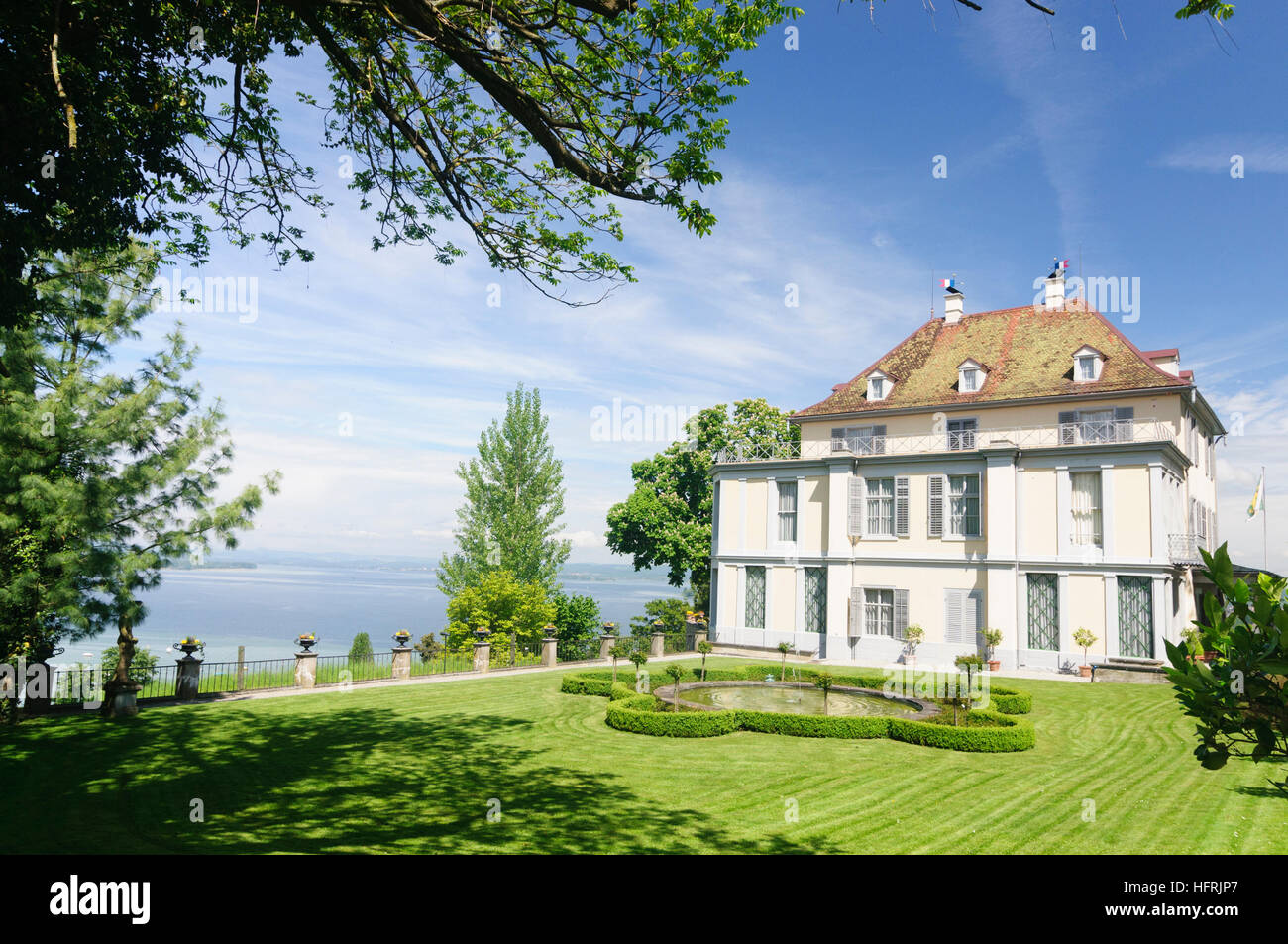 Salenstein: Arenenberg Castle above Lake Constance, , Thurgau ...