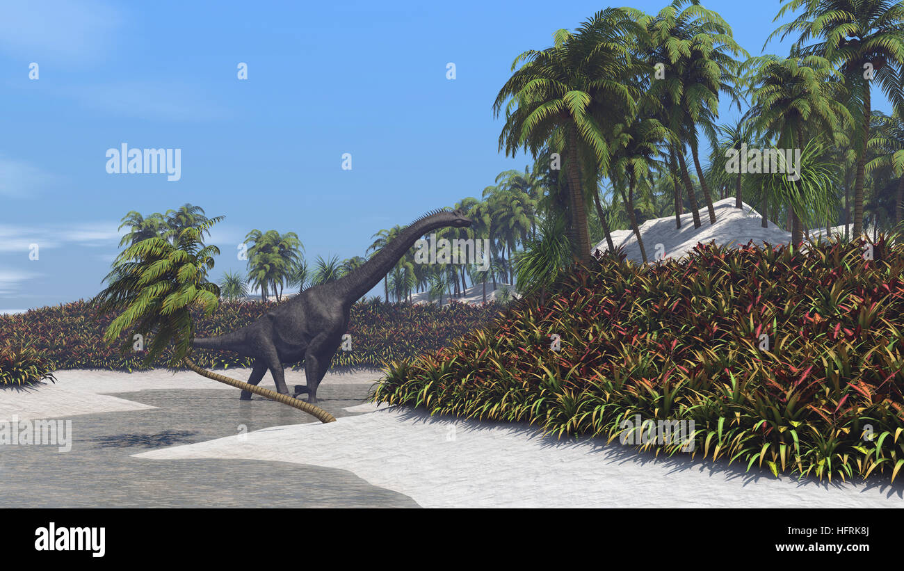 Two brachiosaurus hi-res stock photography and images - Alamy