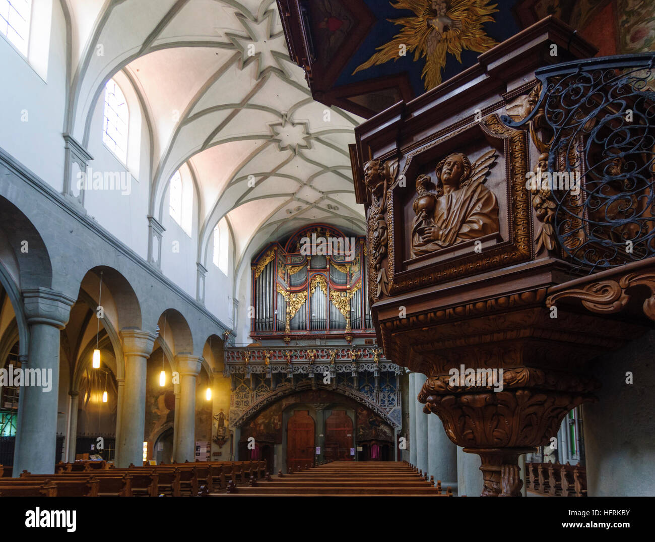 Konstanz, Constance: church Minster of Our Lady, Bodensee, Lake ...