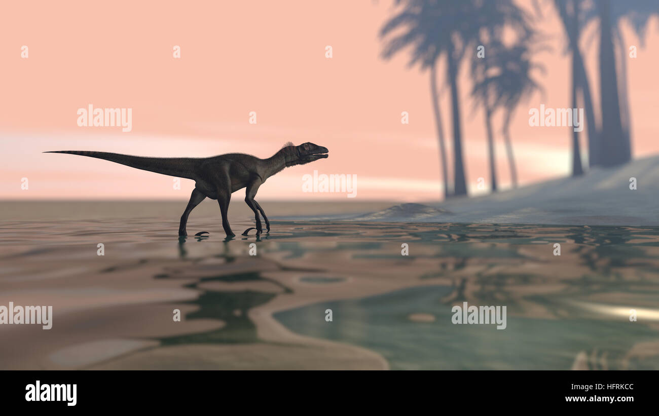 3d illustration of the hunting utahraptor dinosaurus Stock Photo - Alamy