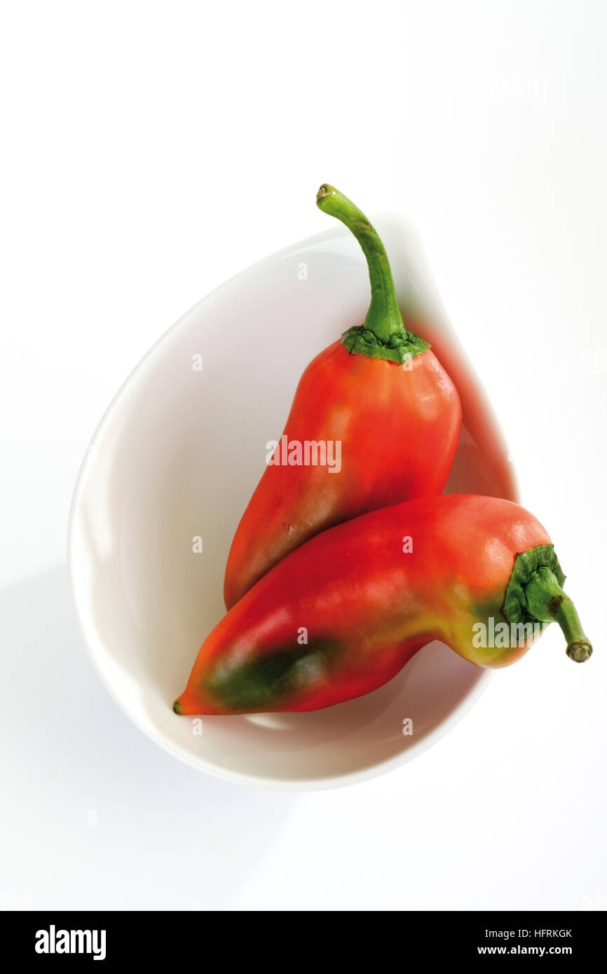 Hungarian red chili peppers Stock Photo - Alamy