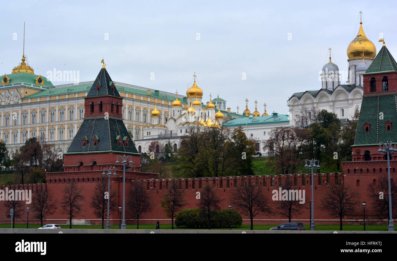 A view of the Grand Kremlin Palace, the seat of the Russian President ...