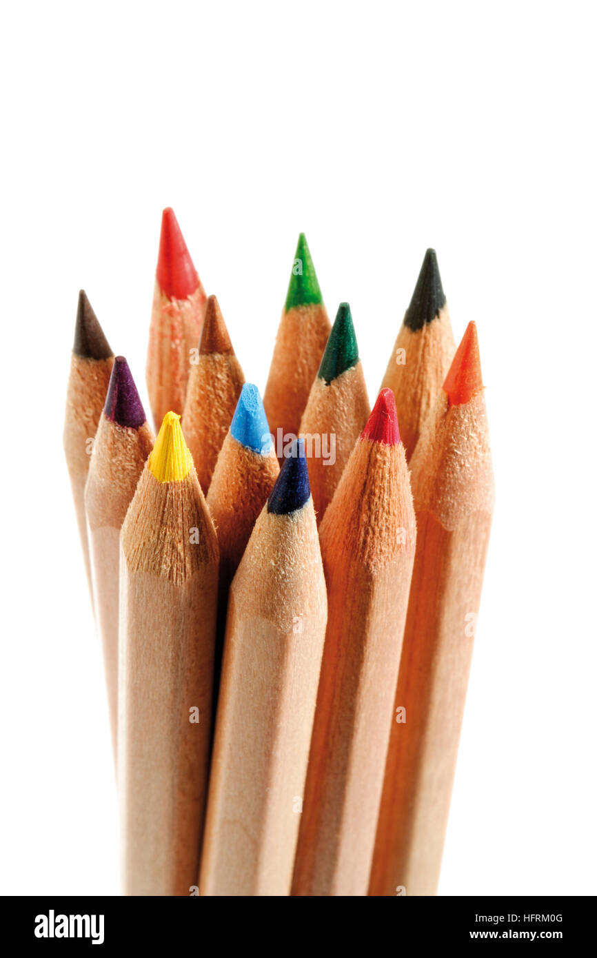 Pencil crayons (colouring pencils Stock Photo - Alamy
