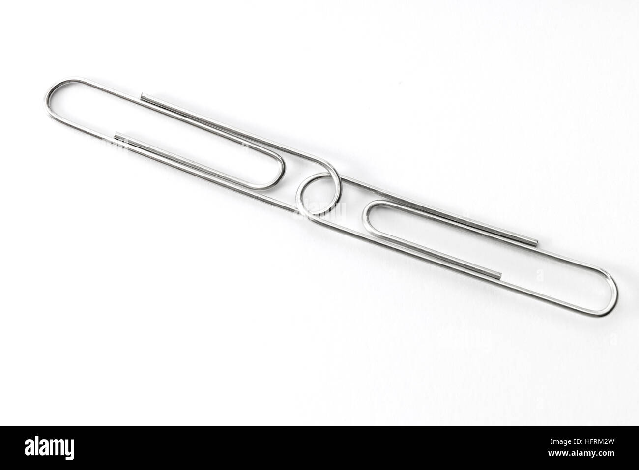 Two paper clips Stock Photo - Alamy