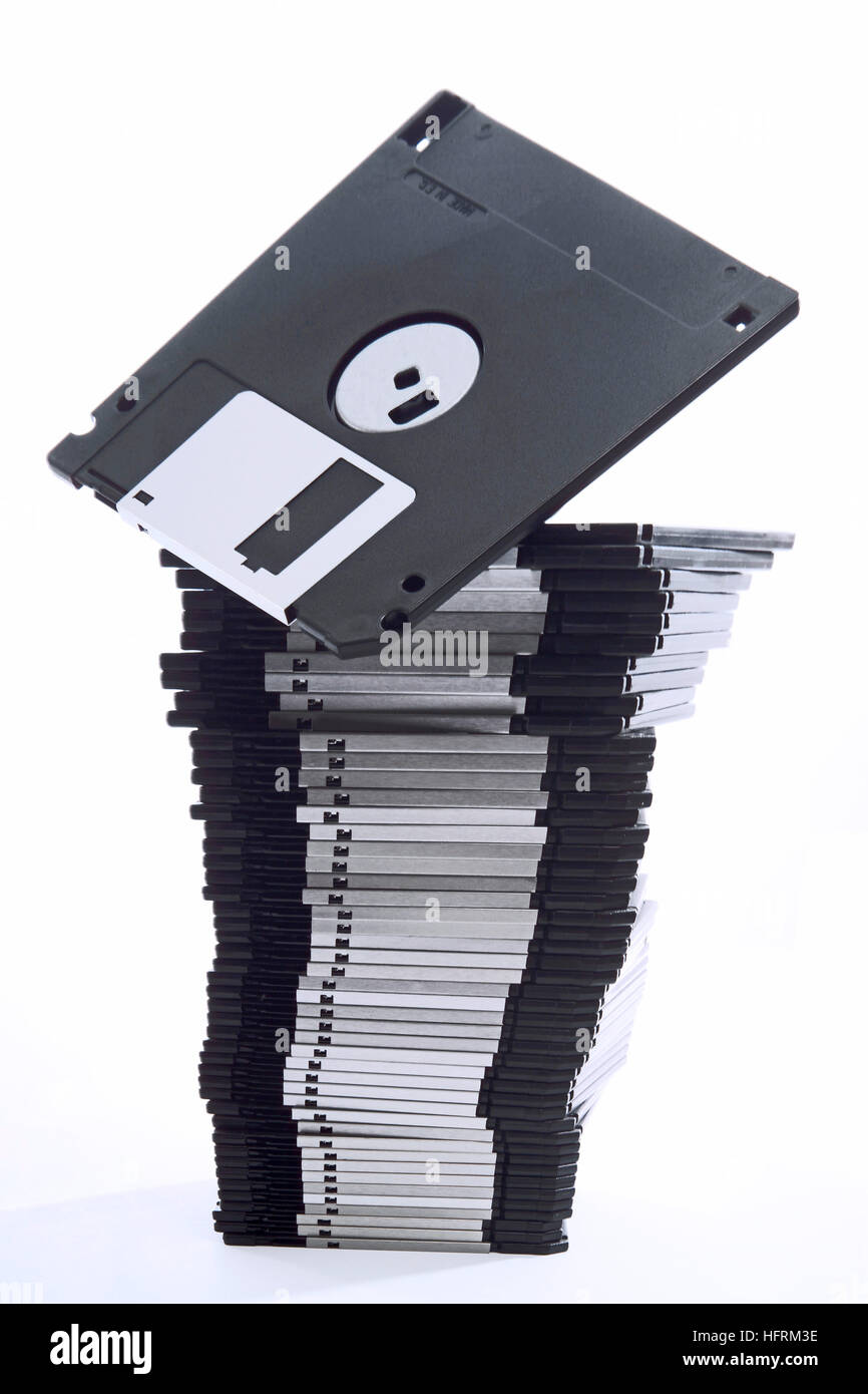 Stack of floppy disks Stock Photo - Alamy