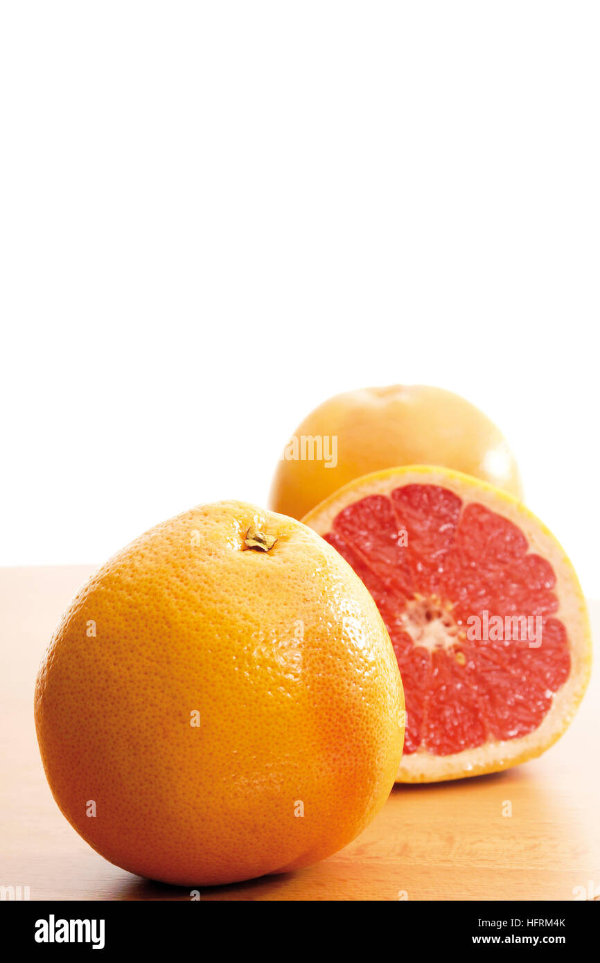 Ruby red grapefruit Stock Photo - Alamy