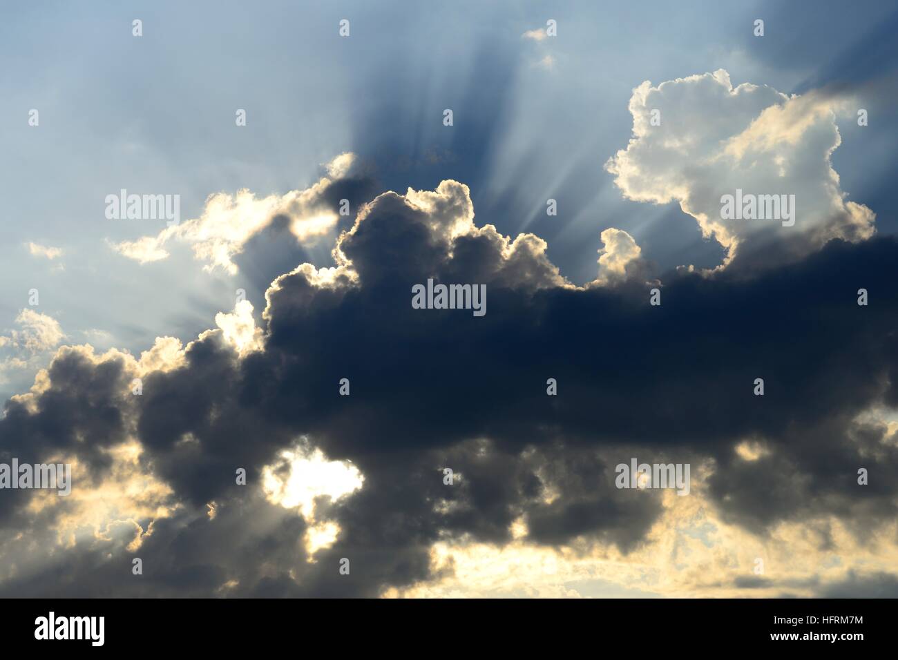 Sun behind light cloud cover hi-res stock photography and images - Alamy