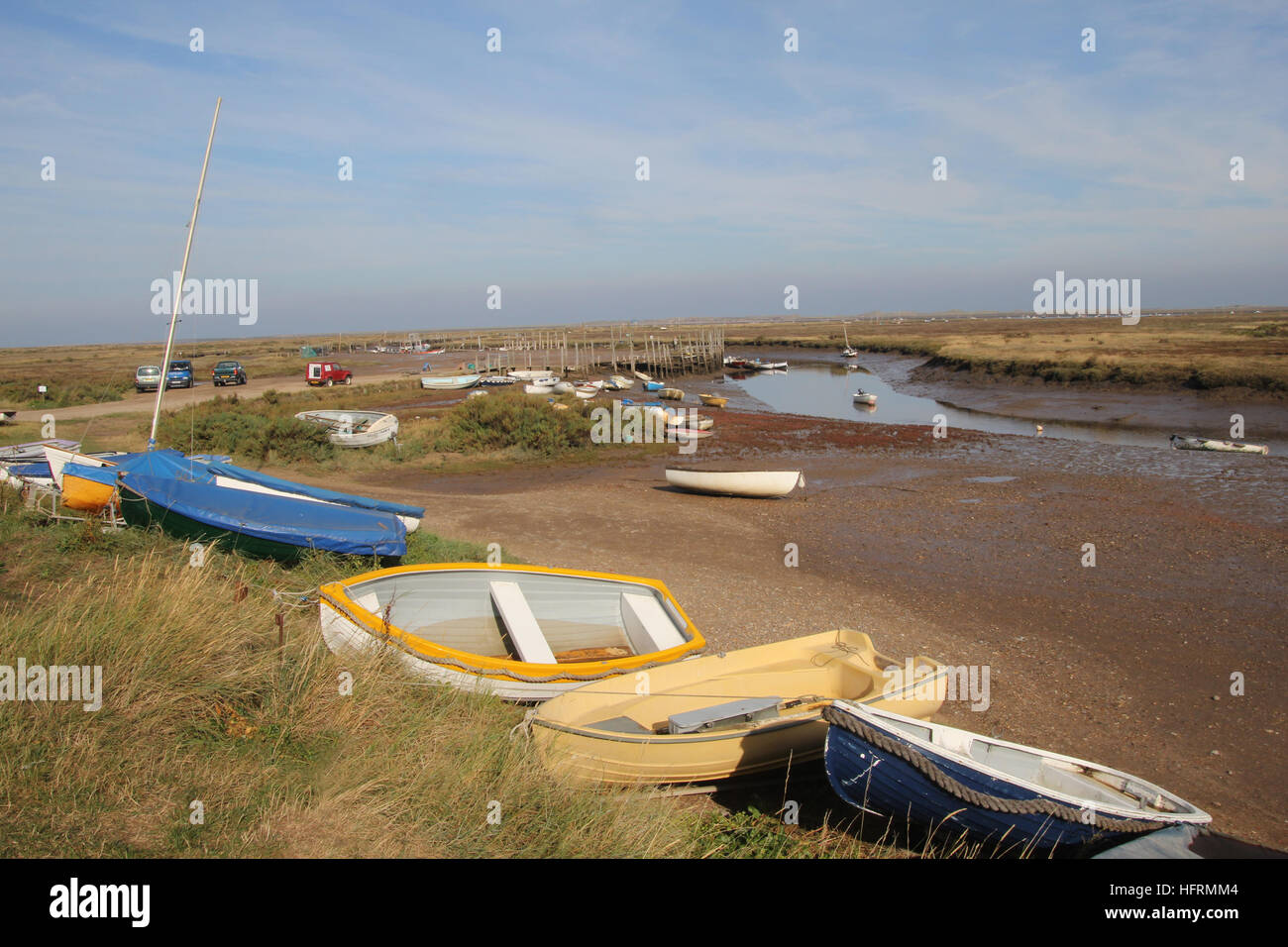 Morston Quay Norfolk coast Stock Photo - Alamy