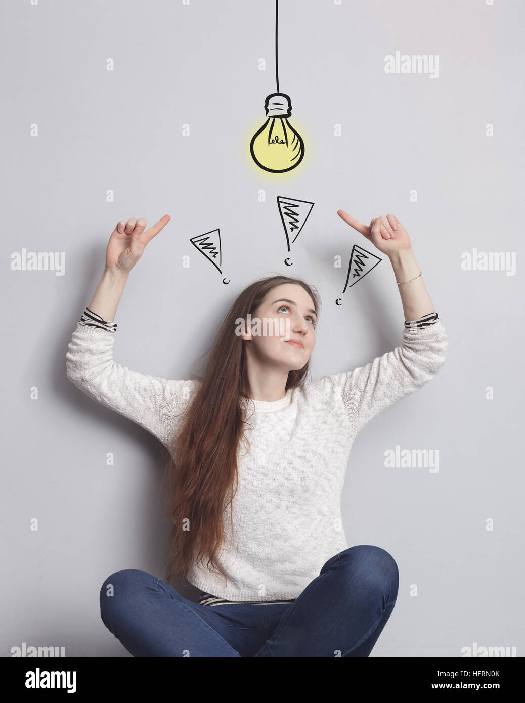 The idea and a good imagination Stock Photo - Alamy