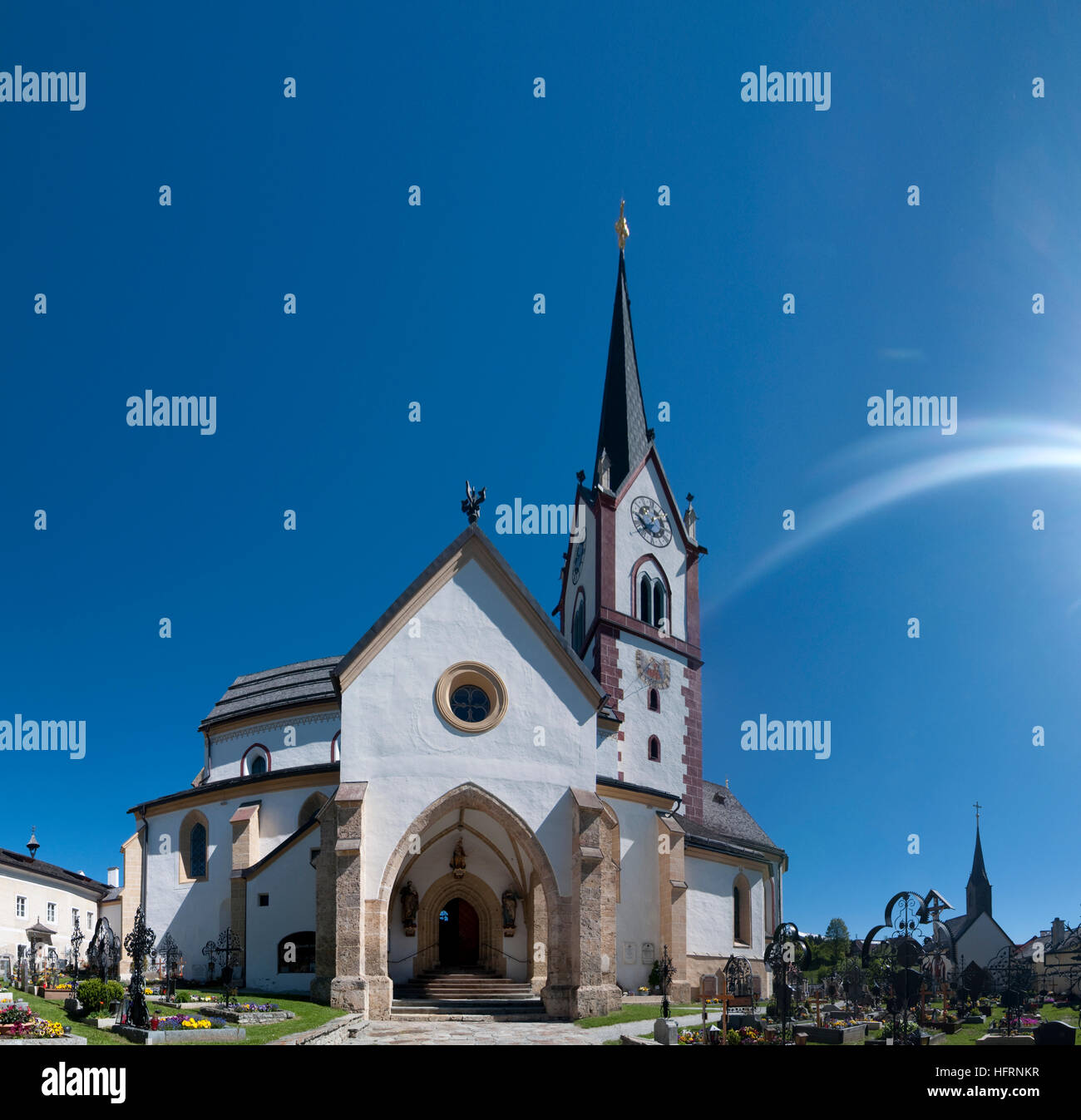 Mariapfarr (Lungau): church, Lungau, Salzburg, Austria Stock Photo - Alamy