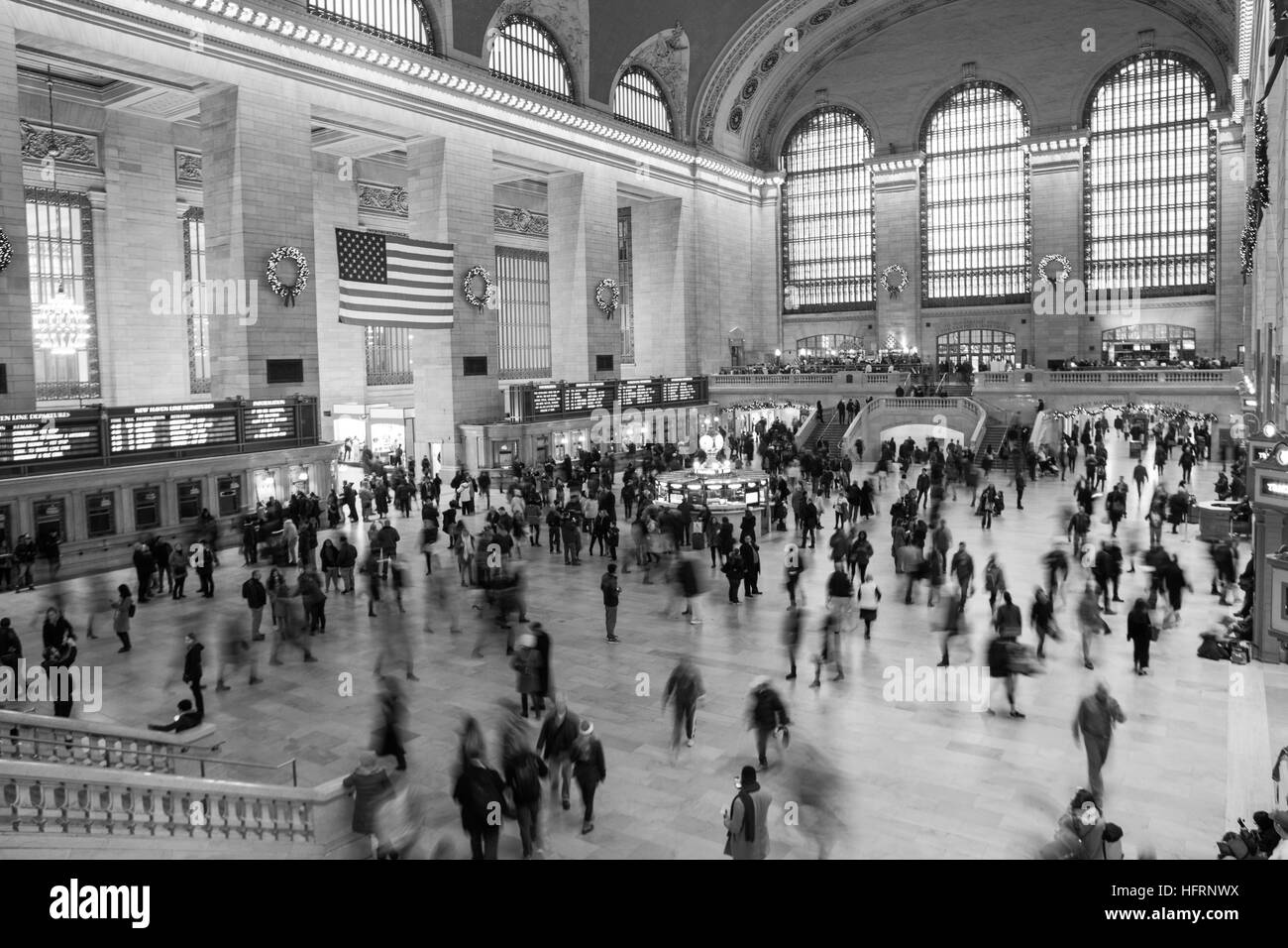 New york train station christmas hi-res stock photography and images ...