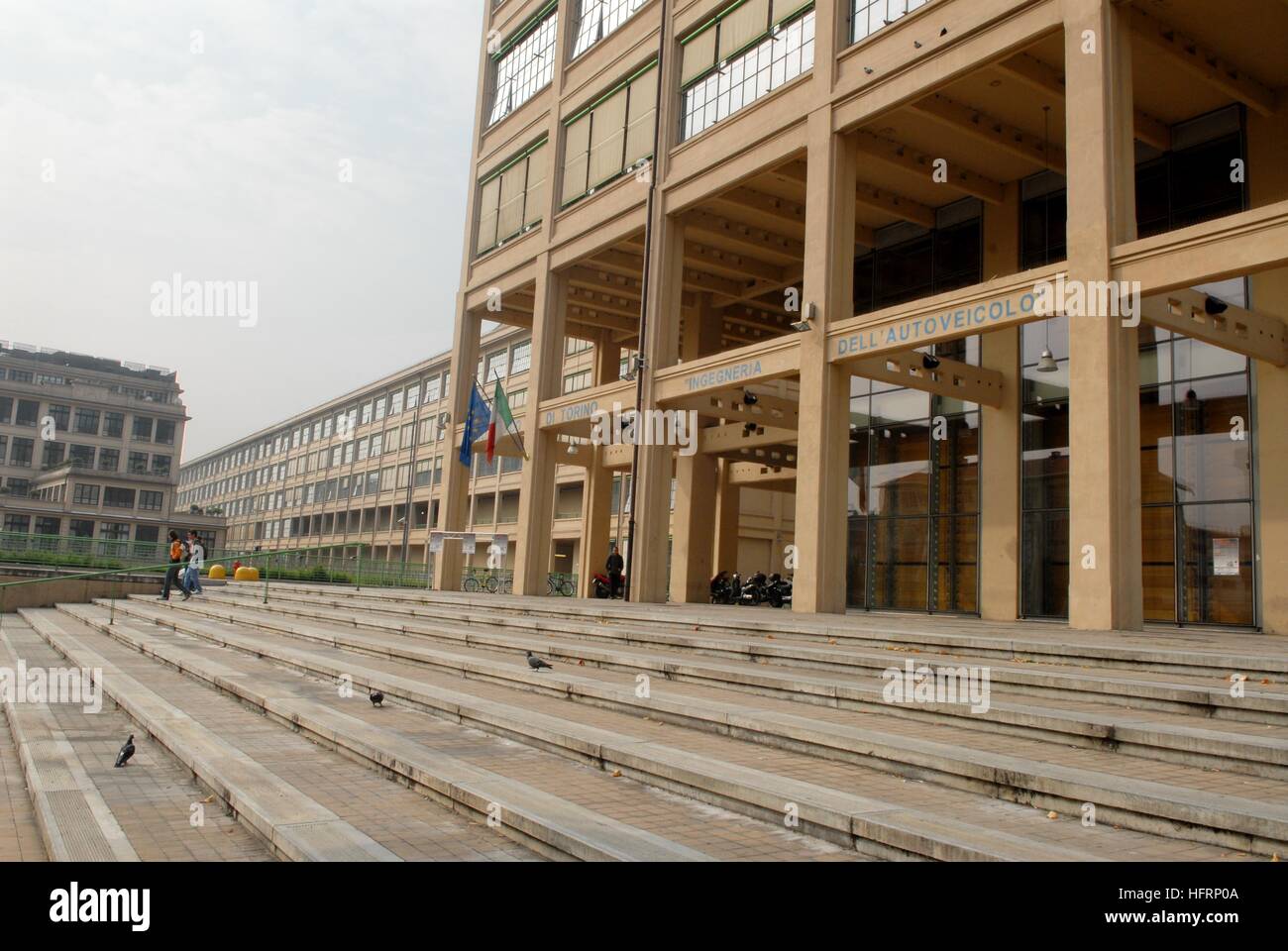 Turin (Italy), the Lingotto building, former FIAT headquarters Stock ...