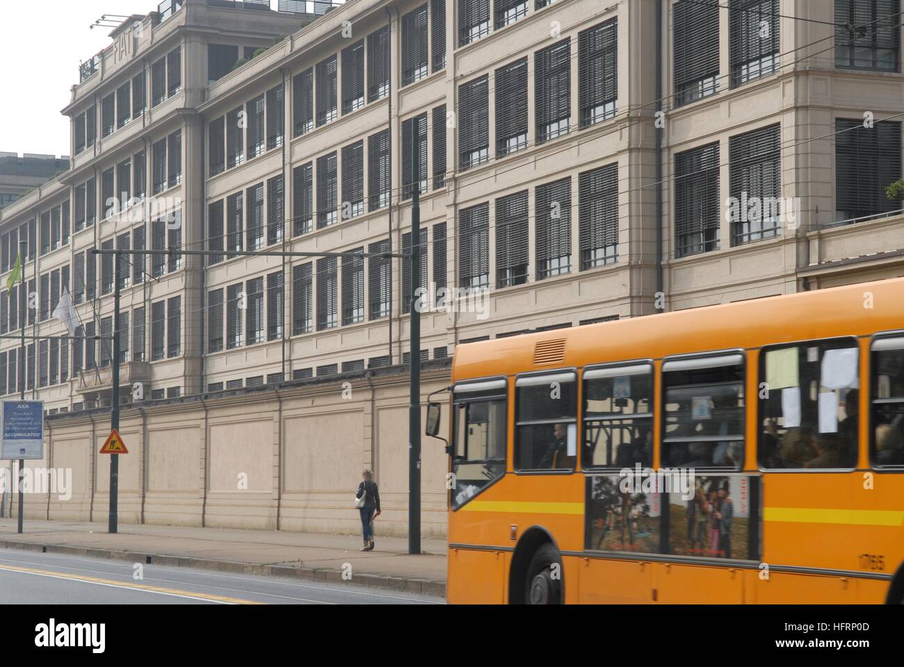 Turin (Italy), the Lingotto building, former FIAT headquarters Stock ...