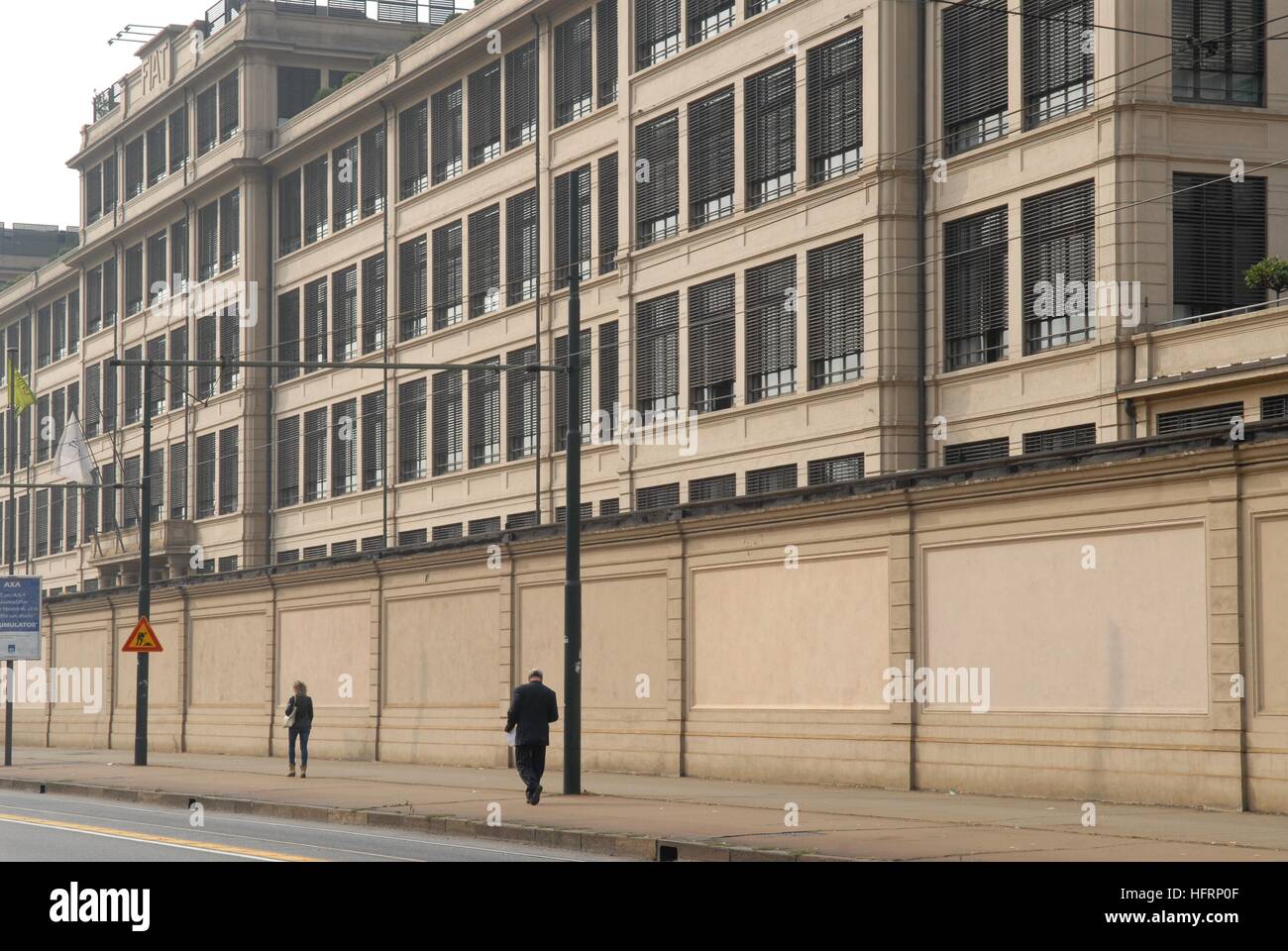 Turin (Italy), the Lingotto building, former FIAT headquarters Stock ...