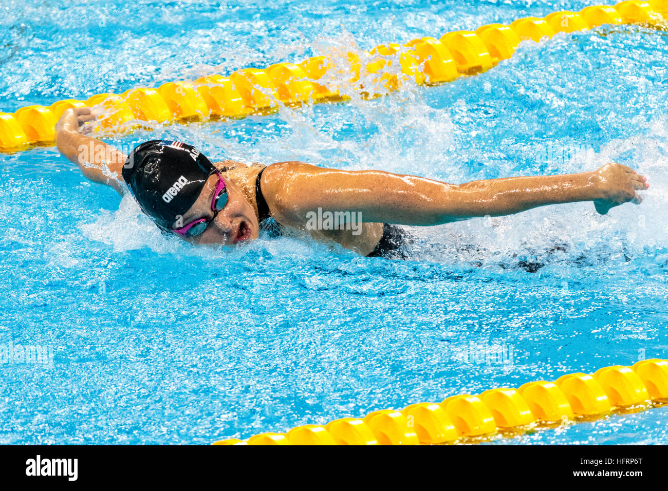 Rio de Janeiro, Brazil. 9 August 2016. Cammile Adams (USA) competing in ...