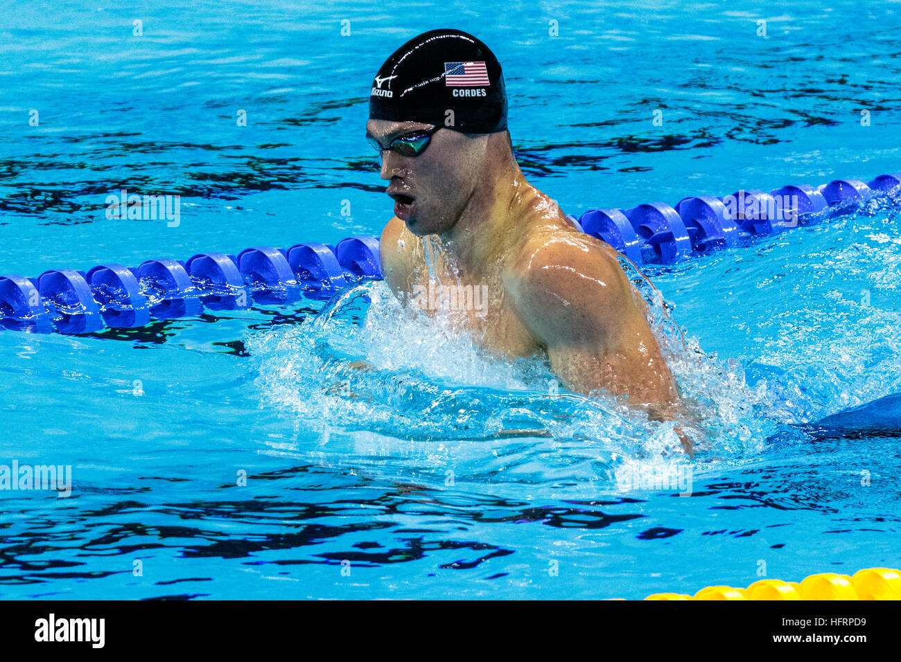 Rio de Janeiro, Brazil. 9 August 2016. Kevin Cordes (USA) competing in ...