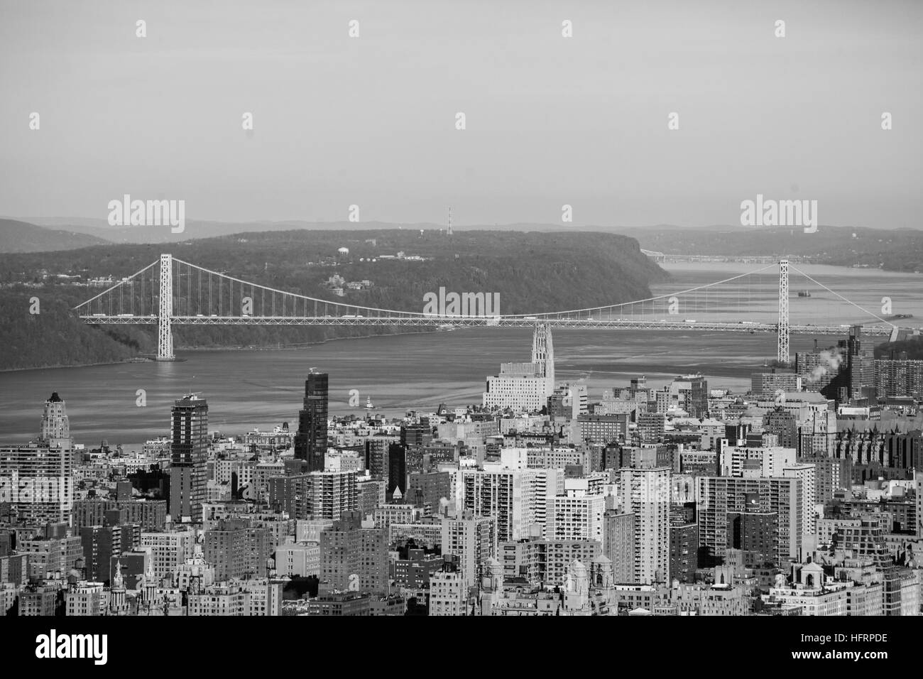 George washington bridge construction hi-res stock photography and ...