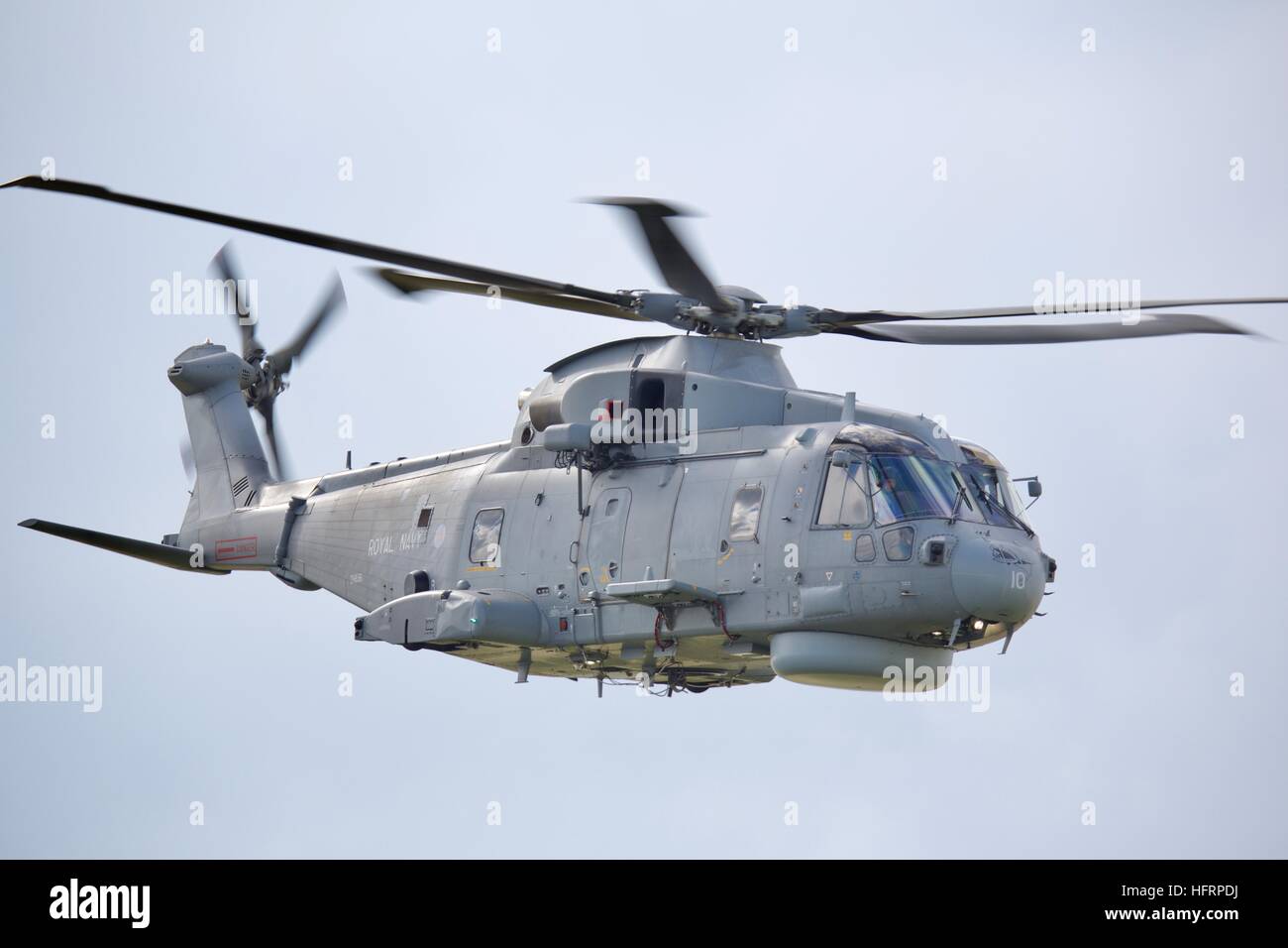 Royal navy merlin helicopter hi-res stock photography and images - Alamy