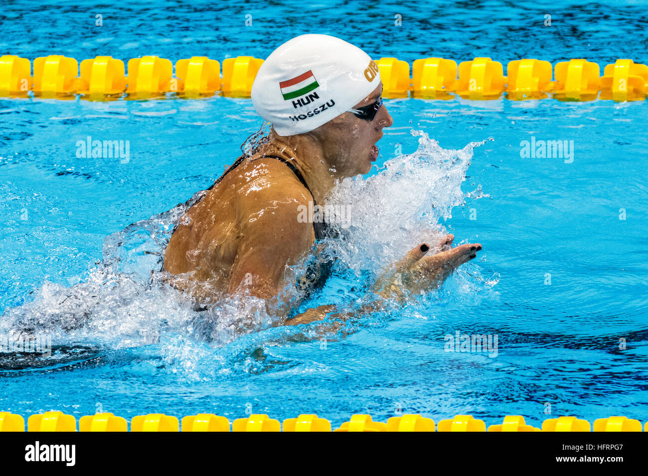 Rio de Janeiro, Brazil. 9 August 2016. Katinka Hosszu (HUN) the gold ...