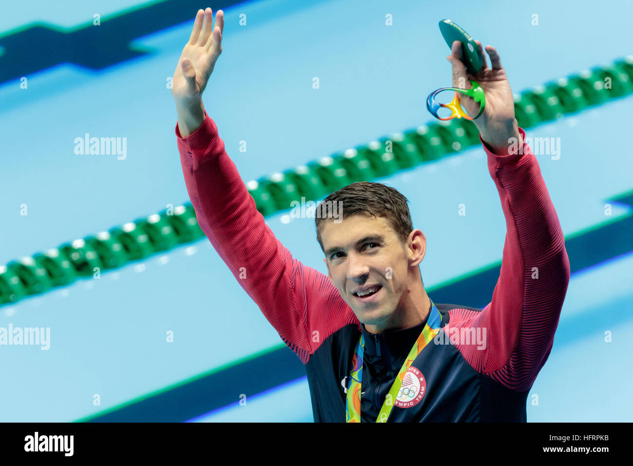 Michael phelps olympics and podium hi-res stock photography and images ...