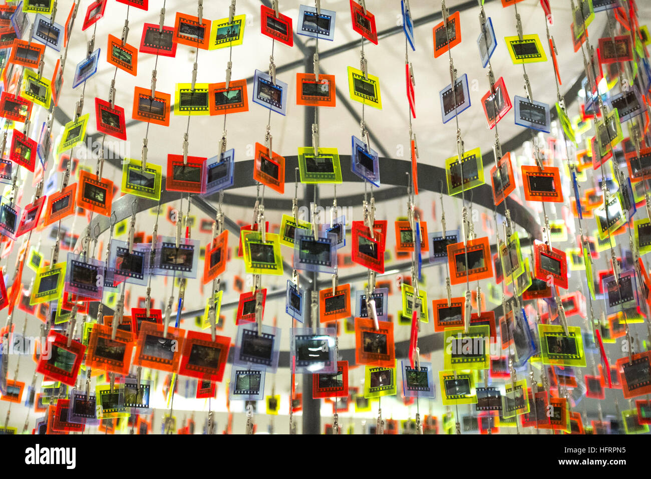35mm mounted slides used as display in John Lewis Oxford Street ...