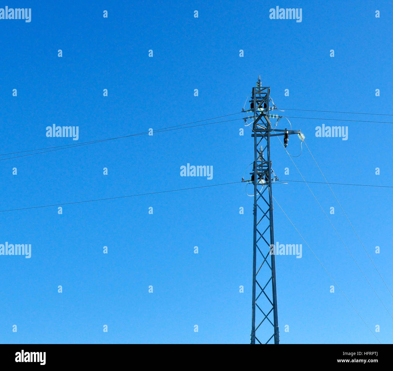 electric grid tower Stock Photo - Alamy