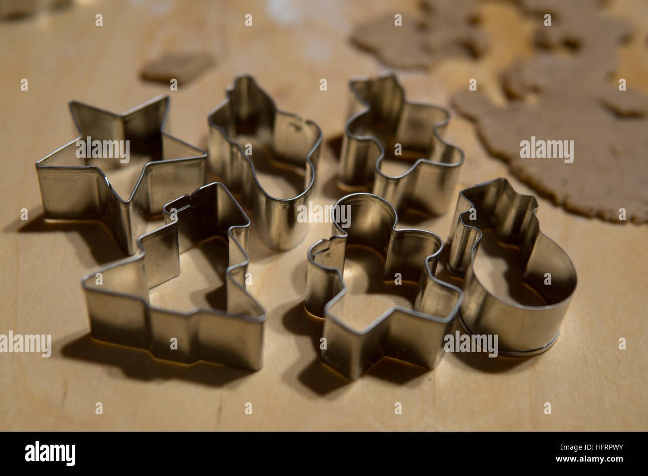 christmas metal shapes Stock Photo - Alamy