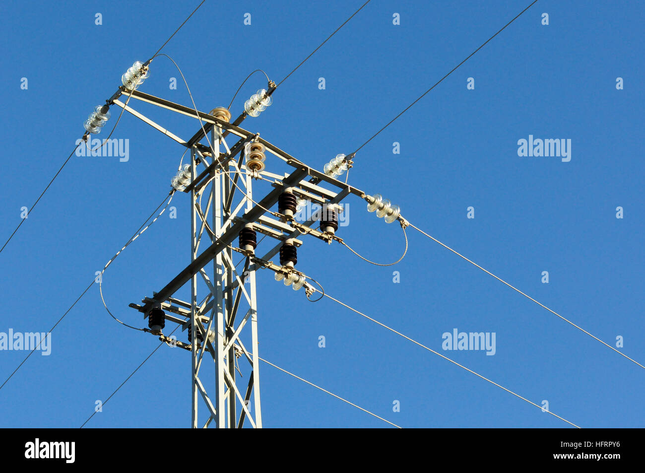 electric grid tower Stock Photo - Alamy