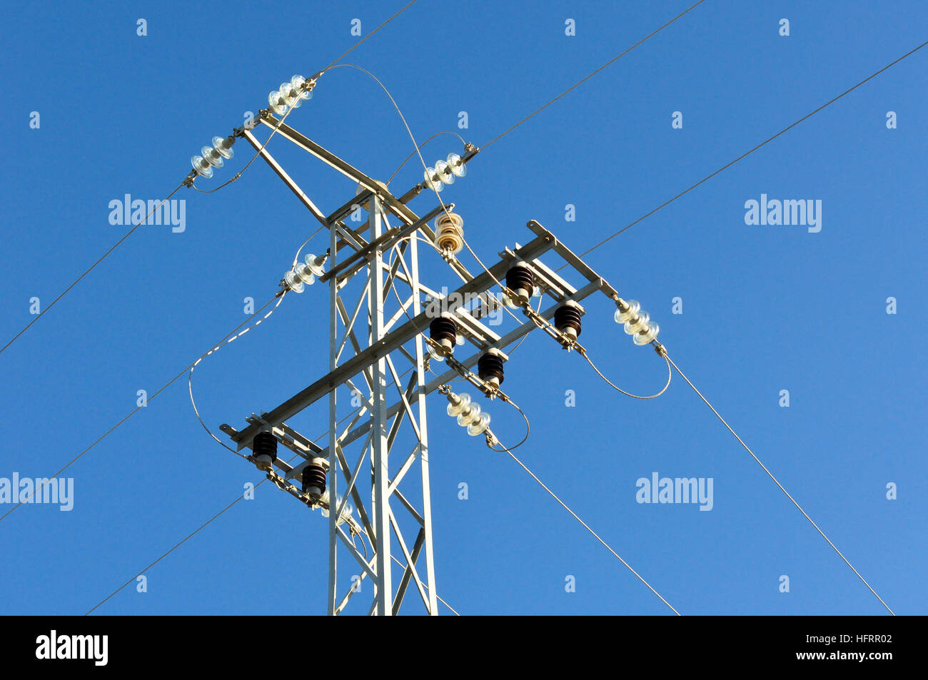 electric grid tower Stock Photo - Alamy