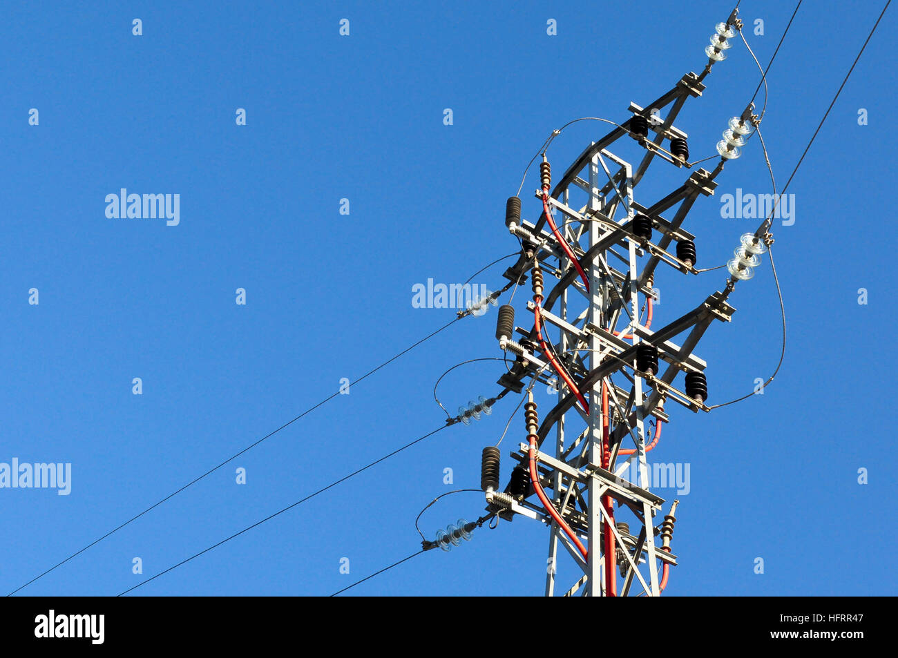 electric grid tower Stock Photo - Alamy