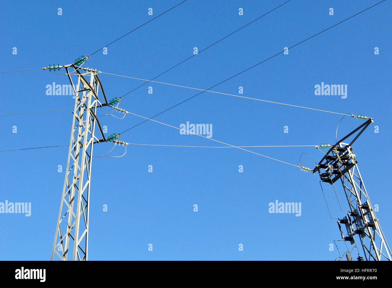 electric grid tower Stock Photo - Alamy