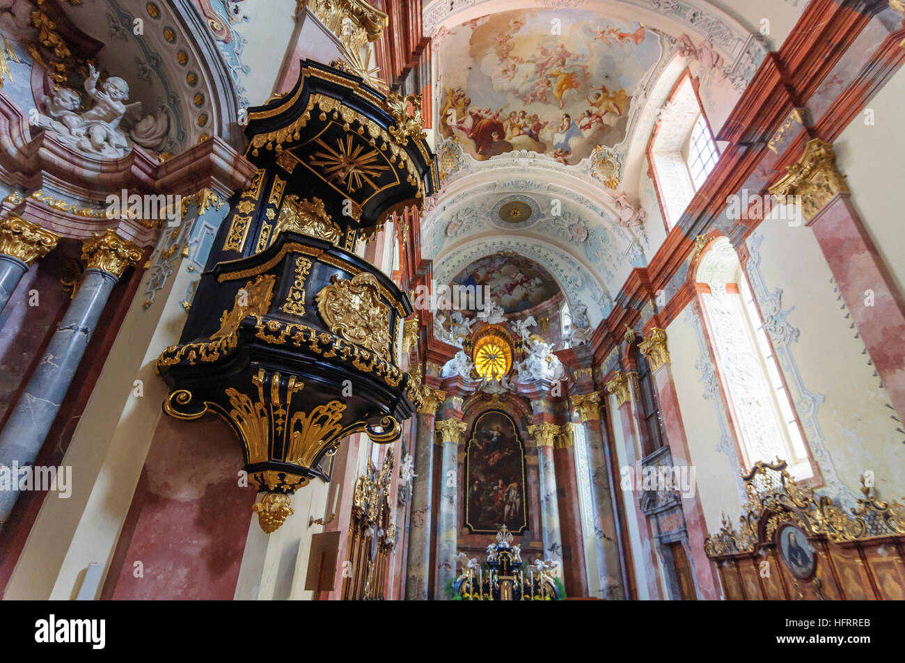 Altenburg: church in the Abbey of Altenburg, Waldviertel ...
