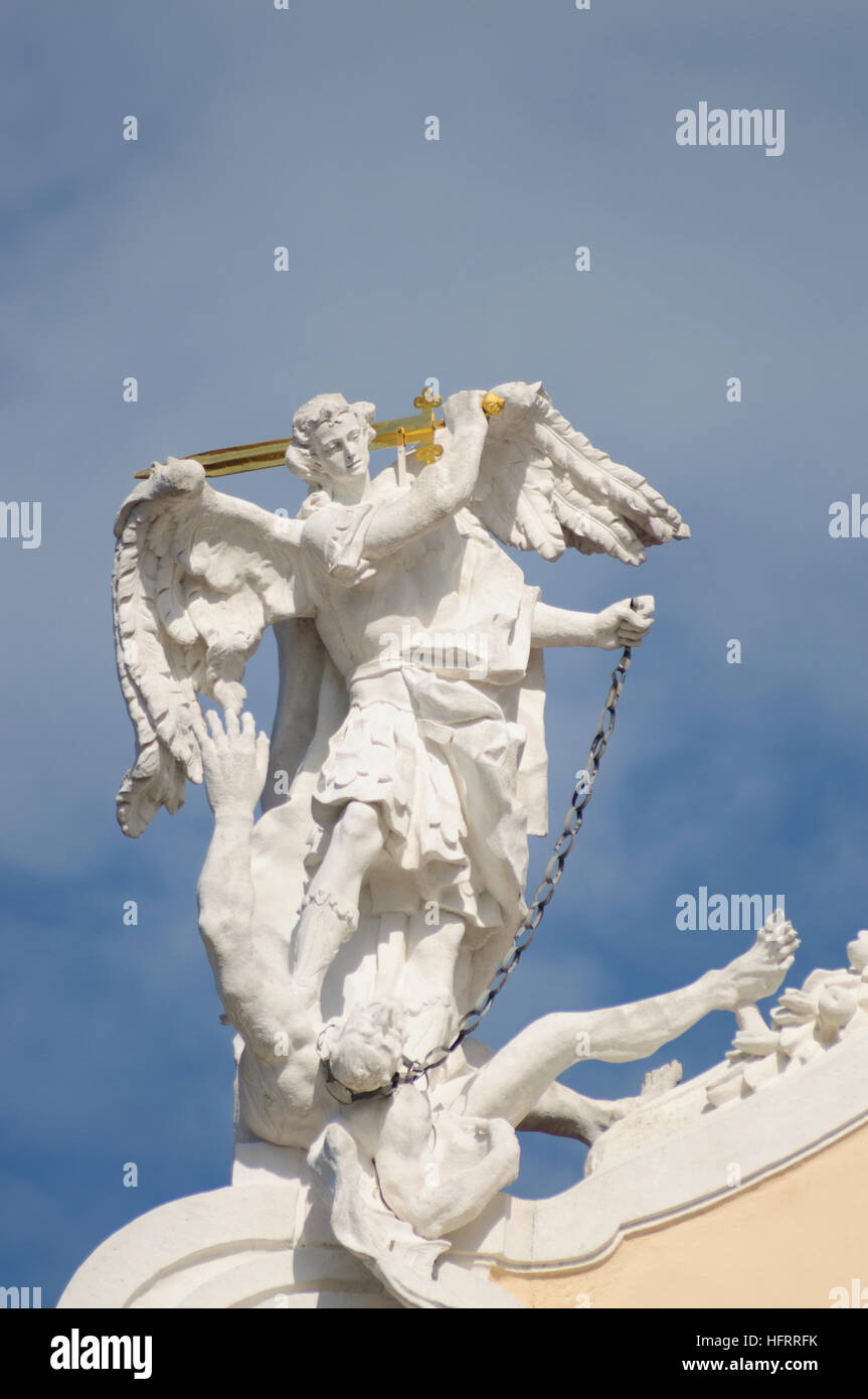 Archangel michael defeats satan hi-res stock photography and images - Alamy