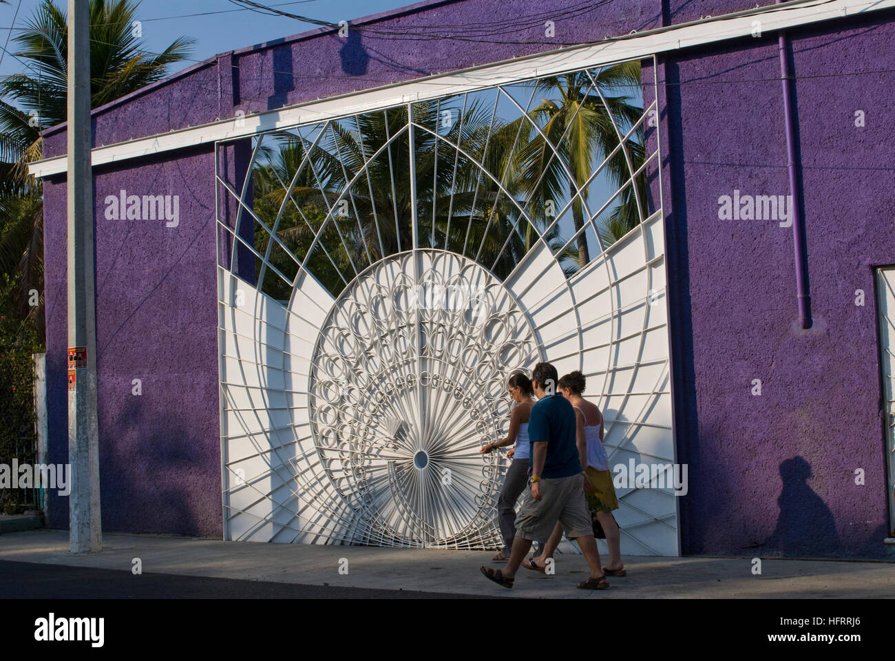Ornate decorative gate in Acapulco, Mexico Stock Photo - Alamy