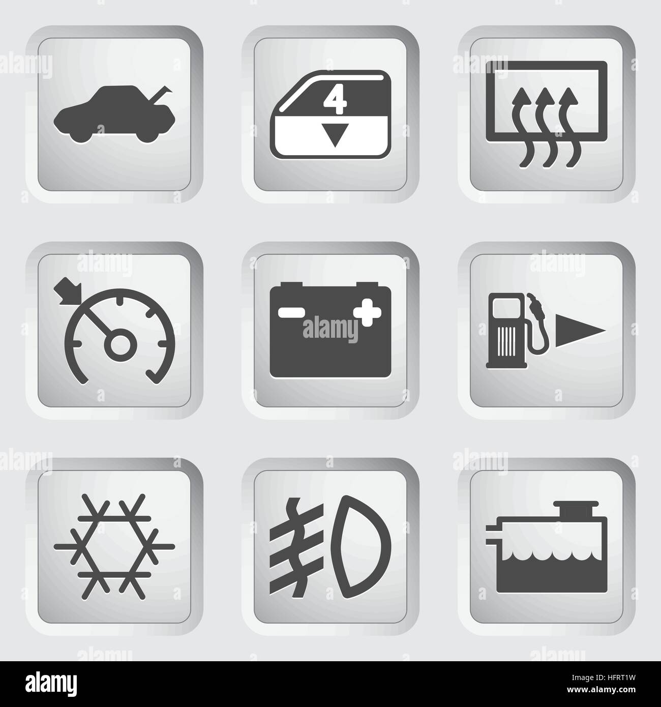 Cruise control dashboard Stock Vector Images - Alamy