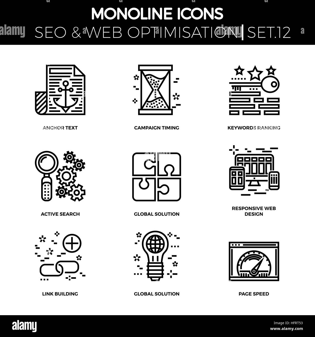 Anchor text Stock Vector Images - Alamy