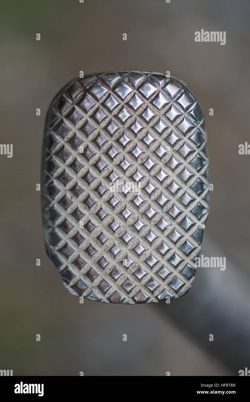 Motorbike metal brake pad, metal texture, pedal brake Stock Photo - Alamy
