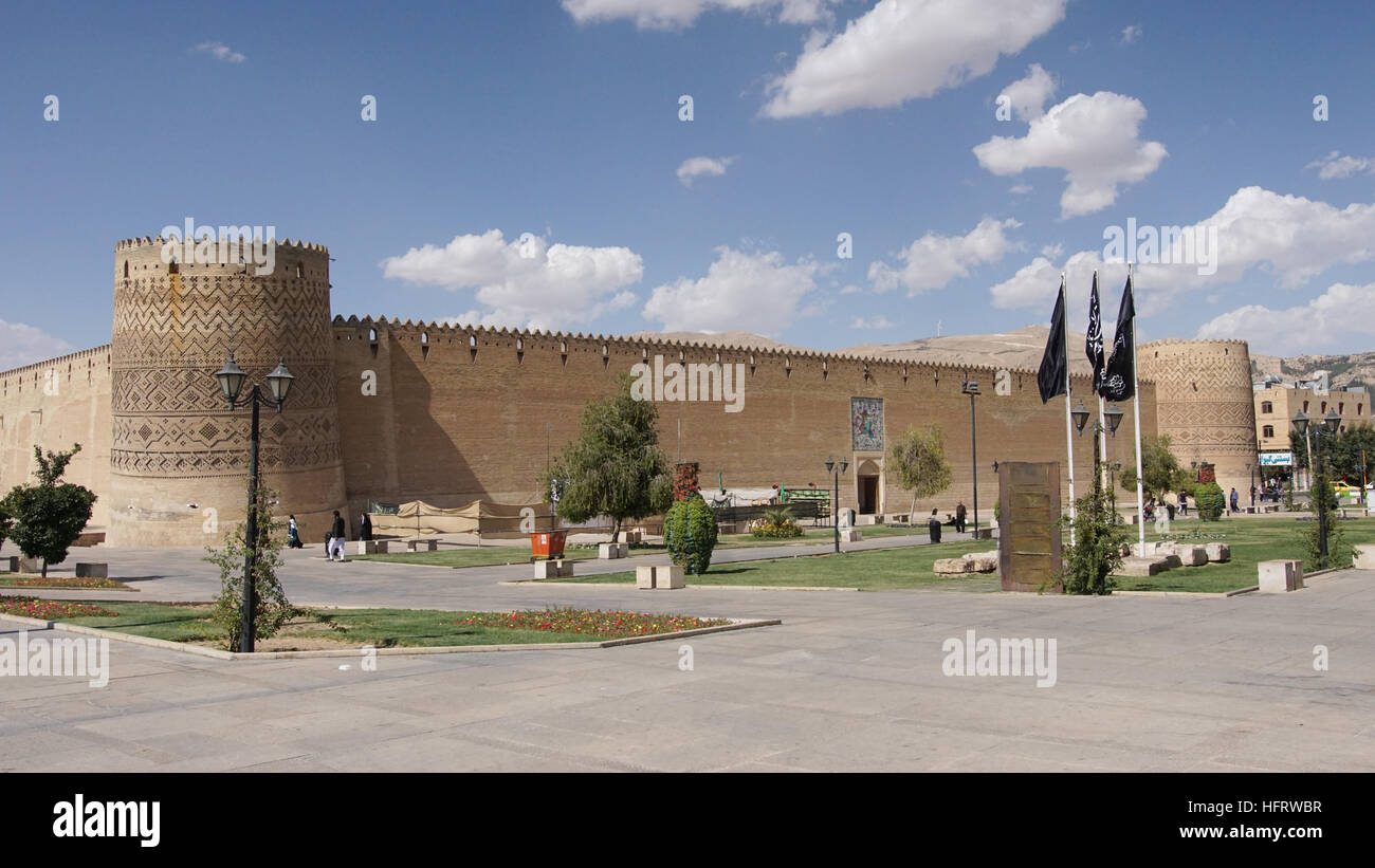 SHIRAZ, IRAN - OCTOBER 7, 2016: Fortress Karim Khan, one of the sights ...