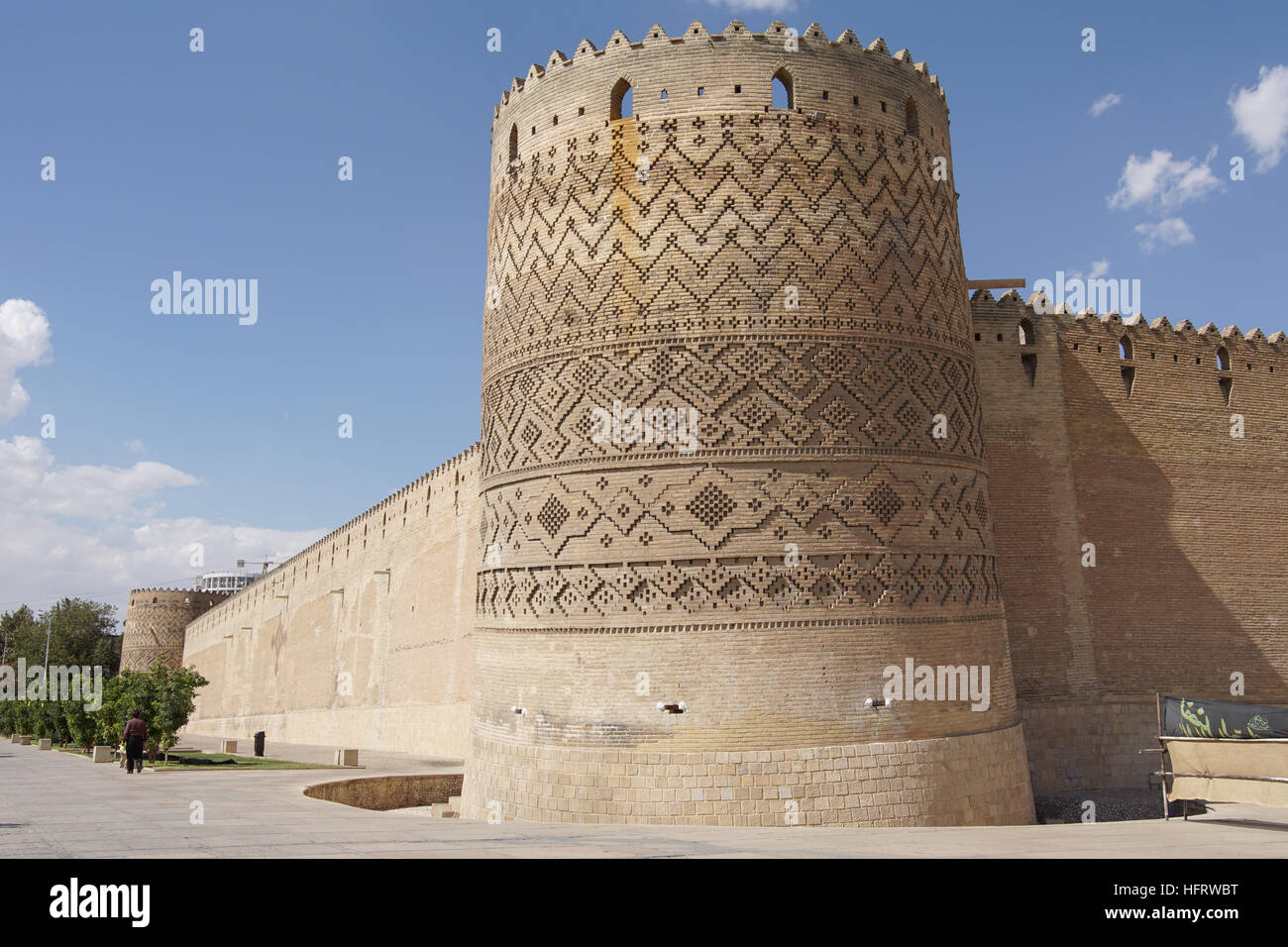 SHIRAZ, IRAN - OCTOBER 7, 2016: Fortress Karim Khan, one of the sights ...